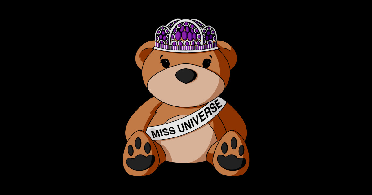 Beauty Pageant Teddy Bear - Beauty Pageant - Sticker | TeePublic
