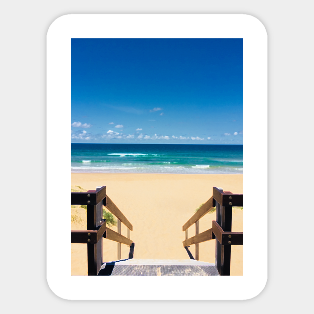 Beach Life. - Paradise - Sticker | TeePublic