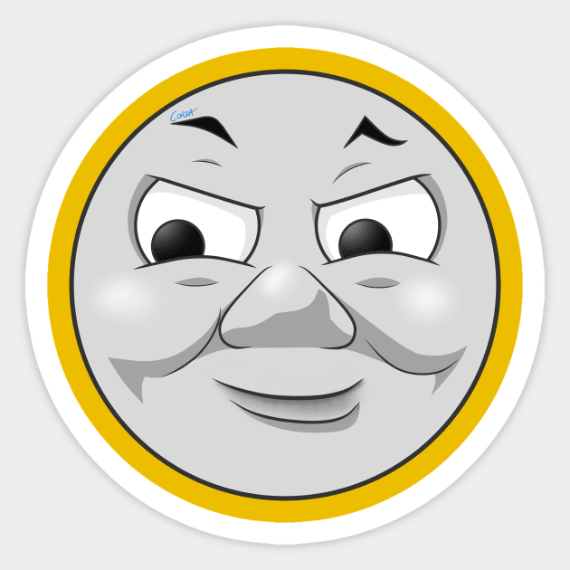 Bill & Ben cheeky face - Thomas Tank Engine - Sticker | TeePublic