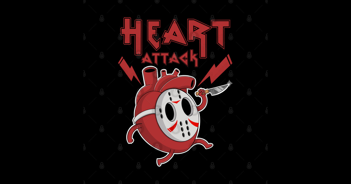 Heart Attack - Heart Attack - Sticker | TeePublic