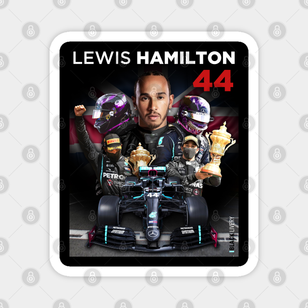 Lewis 44 - Lewis Hamilton - Magnet | TeePublic