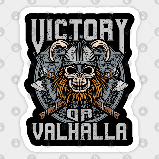 Victory or Valhalla Viking Norse Warrior - Victory Or Valhalla ...