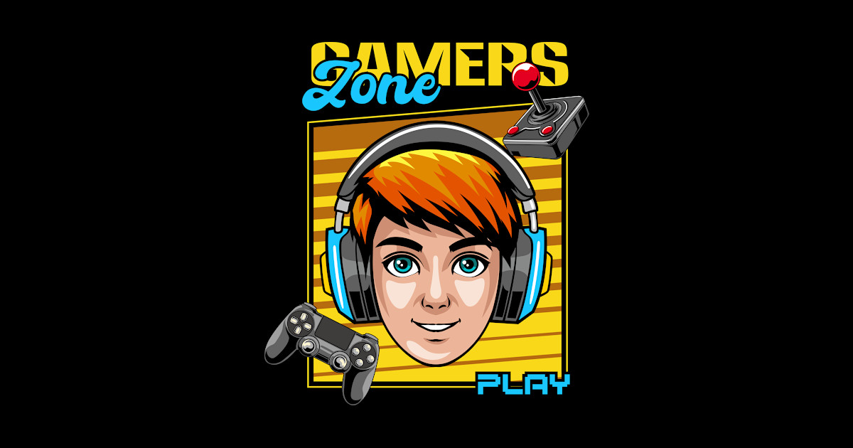 Gamer Console Zone - Gamer Console Zone - Sticker | TeePublic