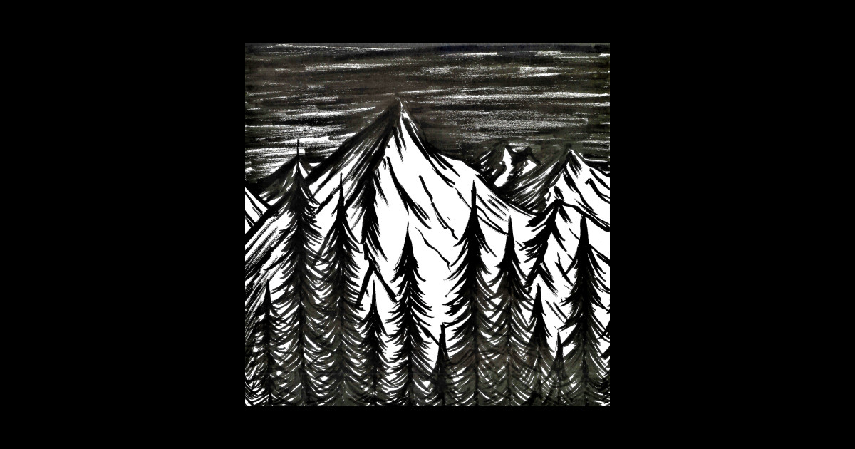 Dark Wilderness - Nature - Sticker | TeePublic