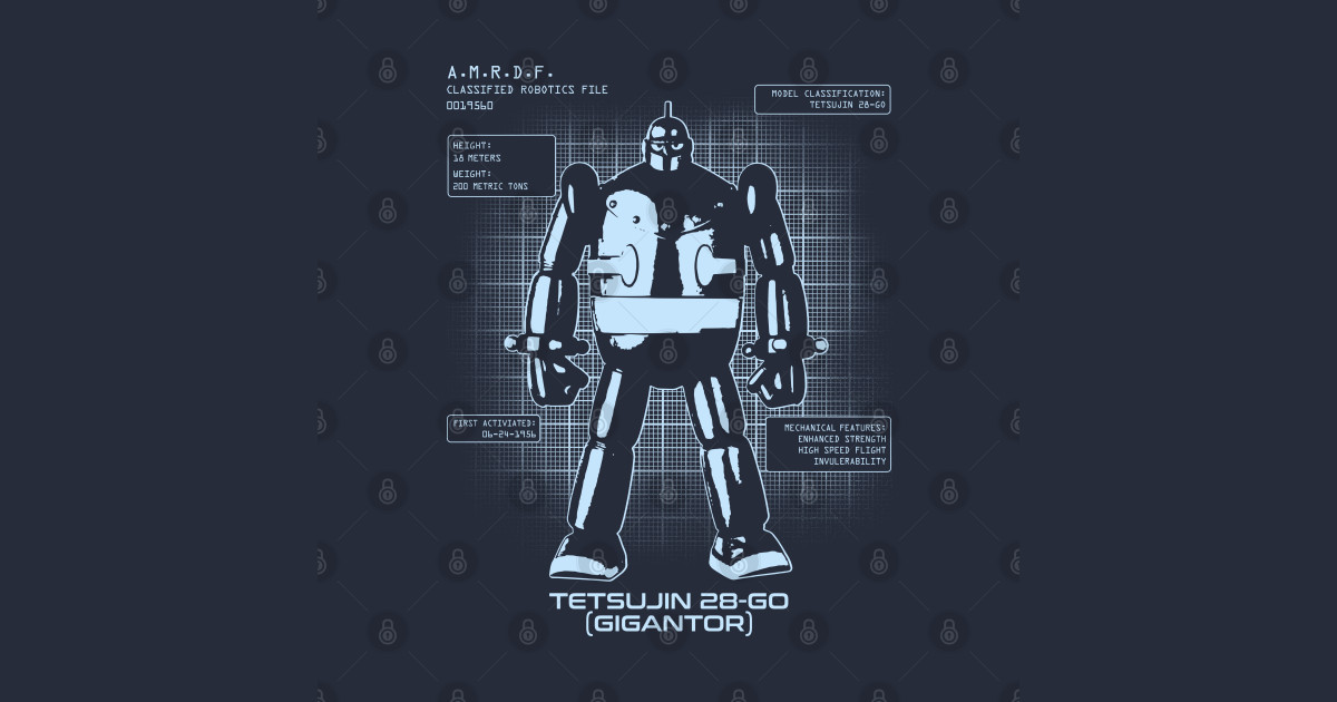 Gigantor Tetsujin 28 Go Robot Files Vintage Cartoons Anime Manga