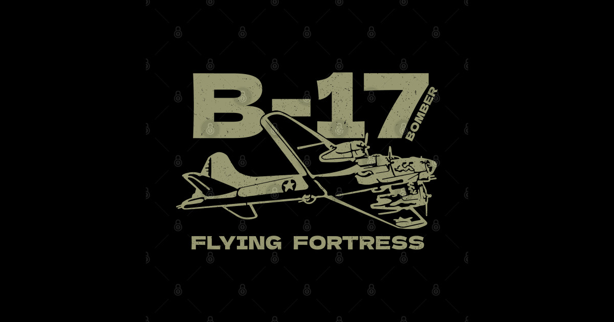 B-17 Bomber WW2 Plane - Ww2 Bomber - Sticker | TeePublic