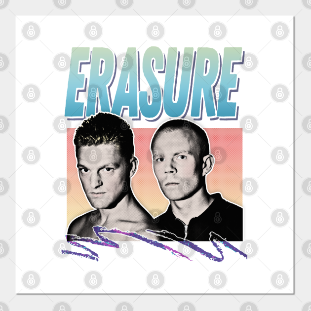 Erasure - 80s Styled Aesthetic Retro Design - Erasure - Posters and Art ...