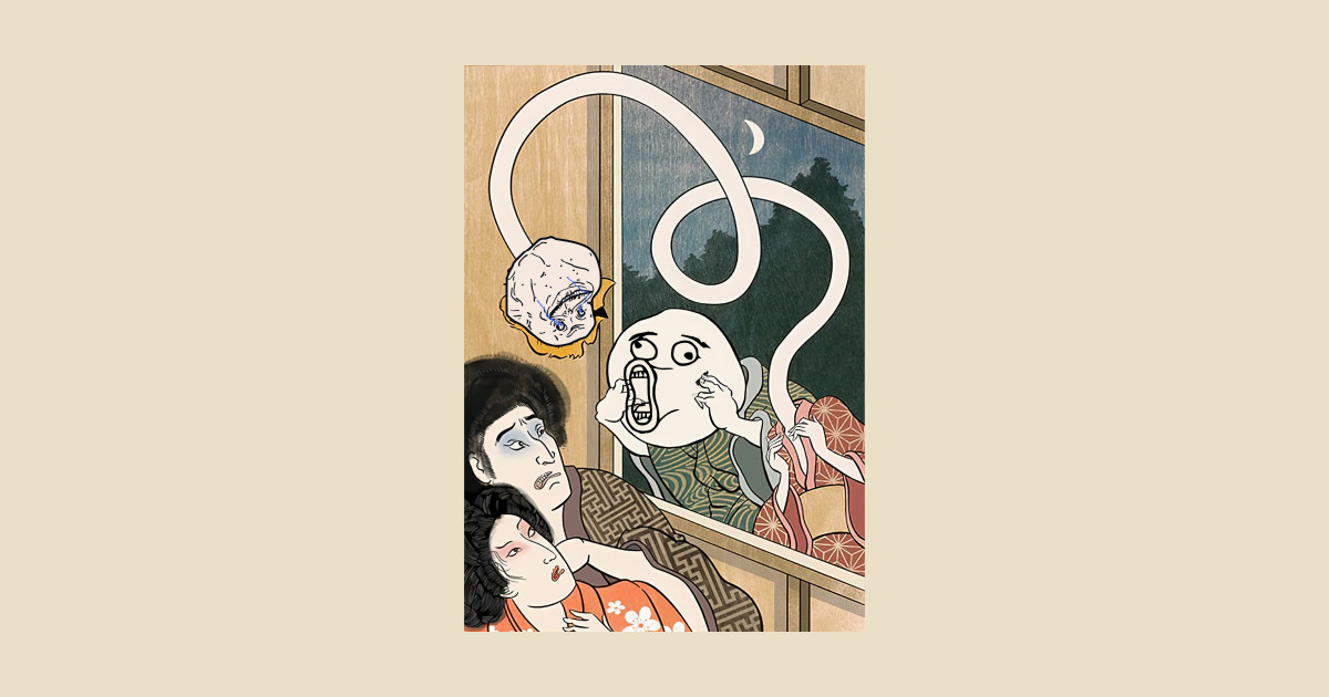 Ukiyo Meme Attack - Ukiyo E - T-Shirt | TeePublic