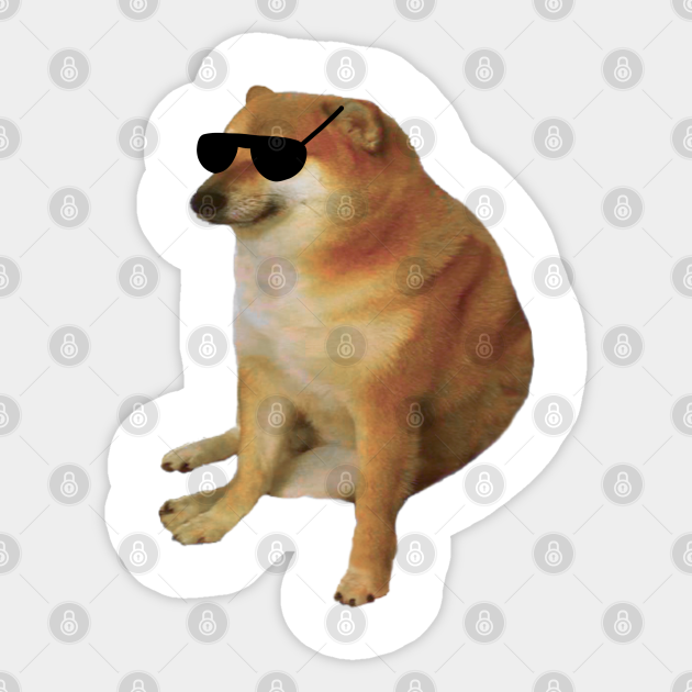 Cheems - Cheems - Sticker | TeePublic