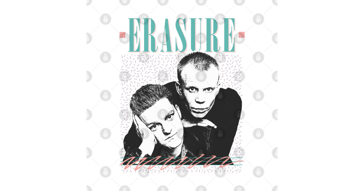 Erasure /// Retro 80s Fan Art Design - Erasure - T-Shirt | TeePublic