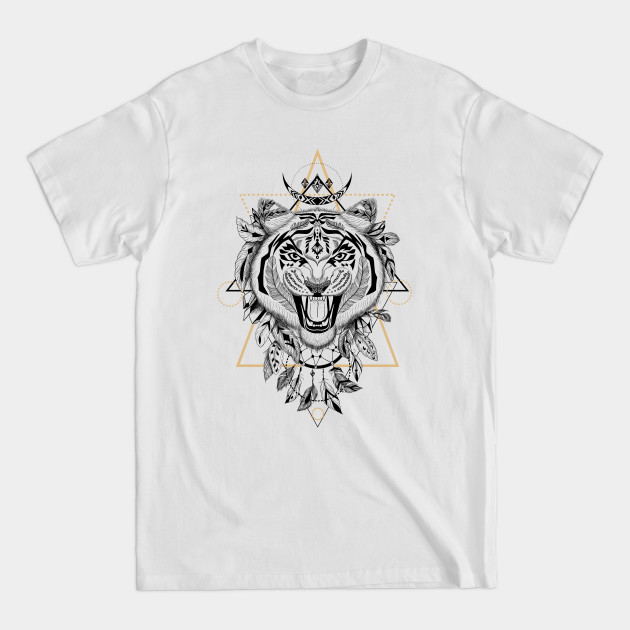 Tiger in aztec style - Tiger - T-Shirt sold by DanieKaplan | SKU ...