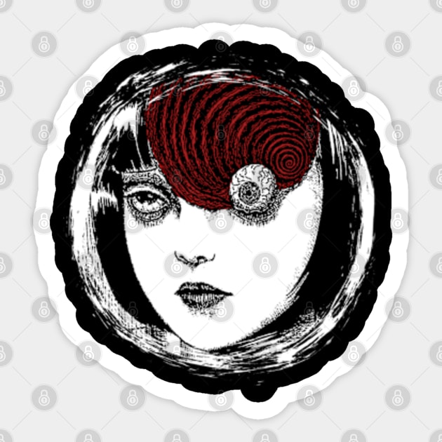 Disturbing Horror Manga Art - Horror Manga - Sticker | TeePublic