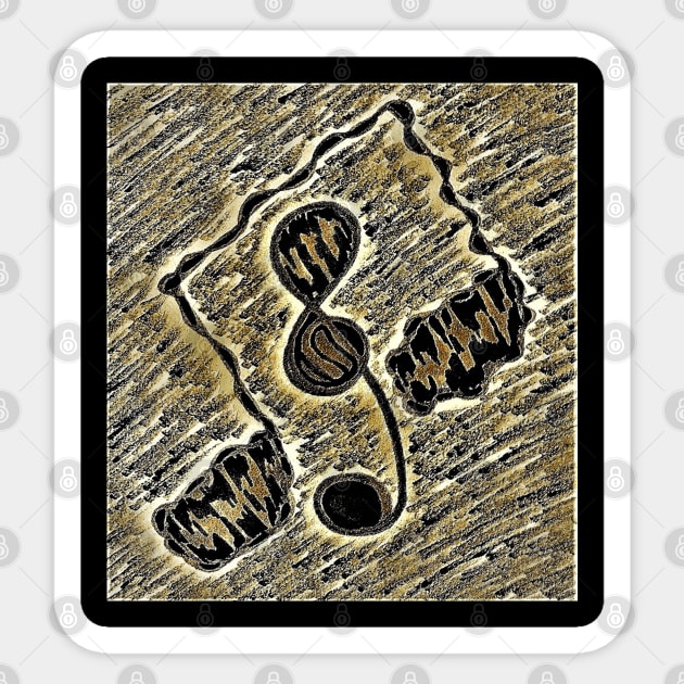 Tone And Tempo - Music Is Life - Sticker | TeePublic