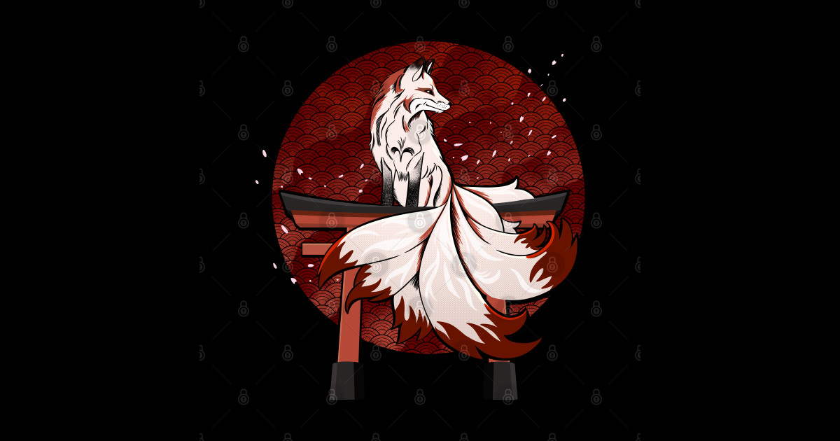 Kitsune : Japanese Fox - Japan - Tapestry | TeePublic