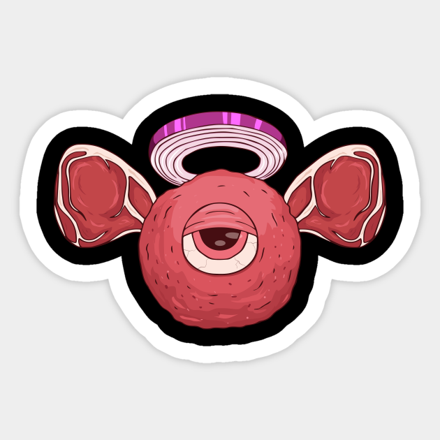 Meatcore Aesthetic Weirdcore Meatball Eye Onion Halo - Meatcore ...