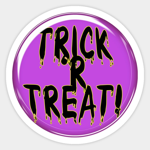 TRICK R TREAT! Spooky Letters ©Cherie's Art - Spooky - Sticker | TeePublic