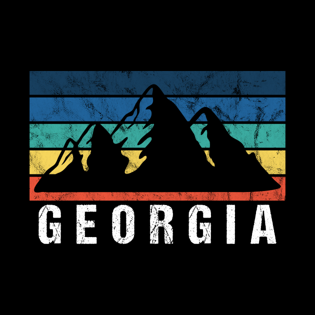 Georgia Retro Vintage - Georgia Gift - Pillow | TeePublic