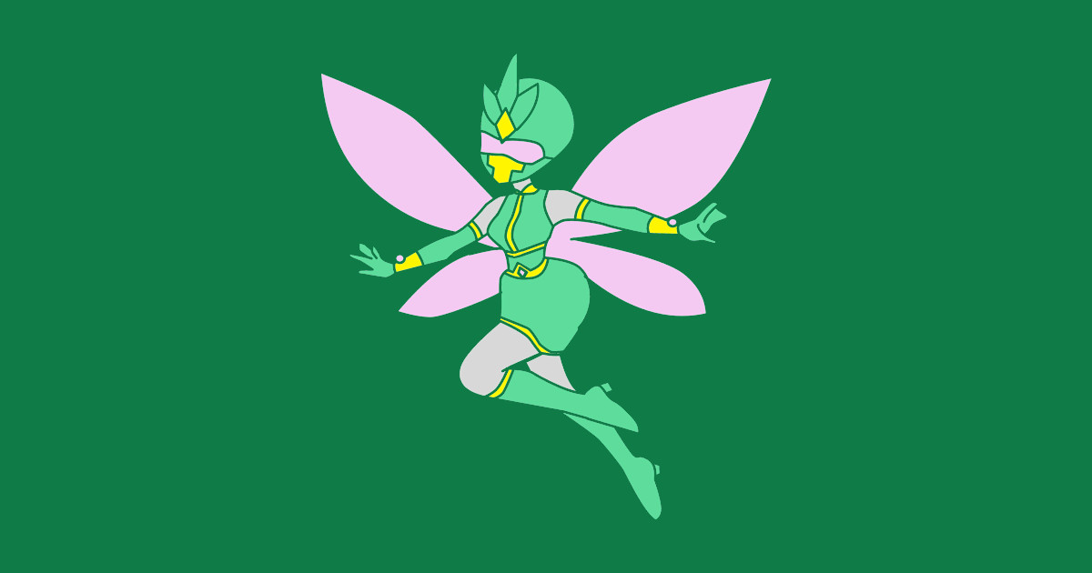 power fairy - 03 - Power Rangers Green - T-Shirt | TeePublic