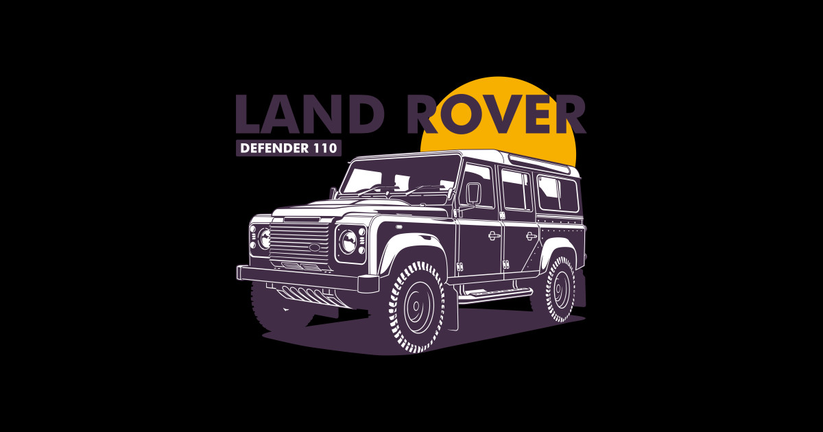 Defender 110 classic cars - Defender 110 - Sticker | TeePublic