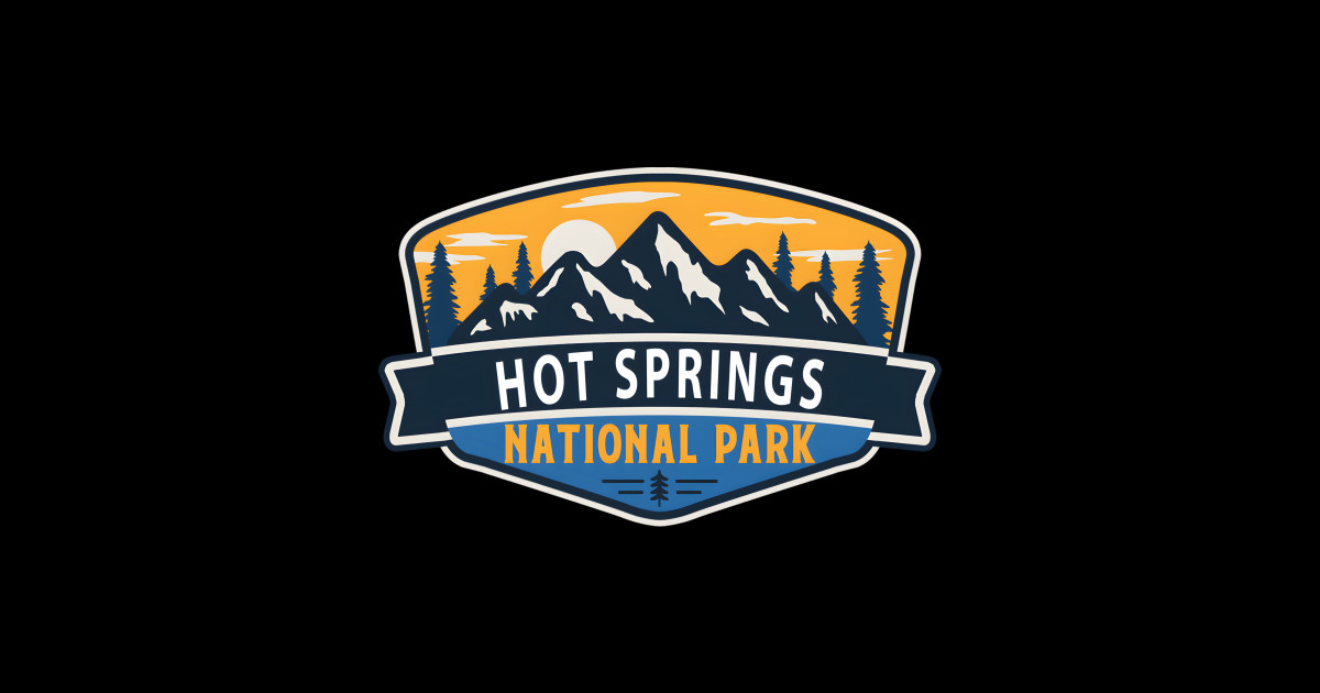 Hot Springs National Park-Vintage - Hot Springs - Sticker | TeePublic