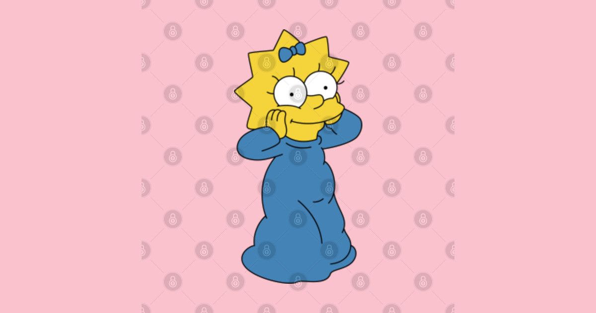 Cute - Maggie Simpson - The Simpsons - Maggie - Mask | TeePublic