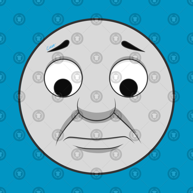Thomas sad face - Thomas Tank Engine - T-Shirt | TeePublic