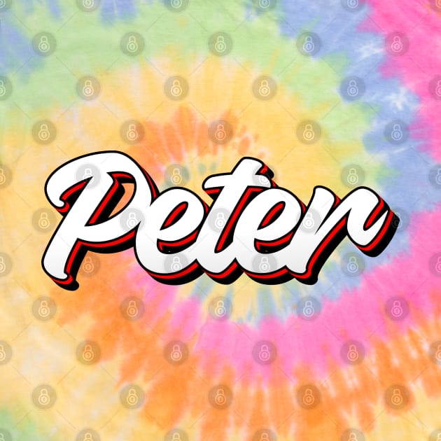 Peter name - cool 70s retro font - Peter Name Cool 70s Retro Font - T ...