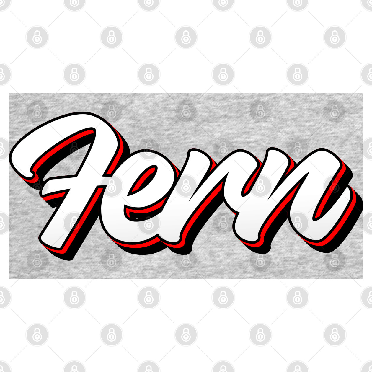 Fern name - cool 70s retro font - Fern Name Cool 70s Retro Font - T ...