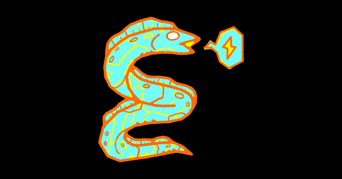 NEON EELS - Neon Eels - Sticker | TeePublic