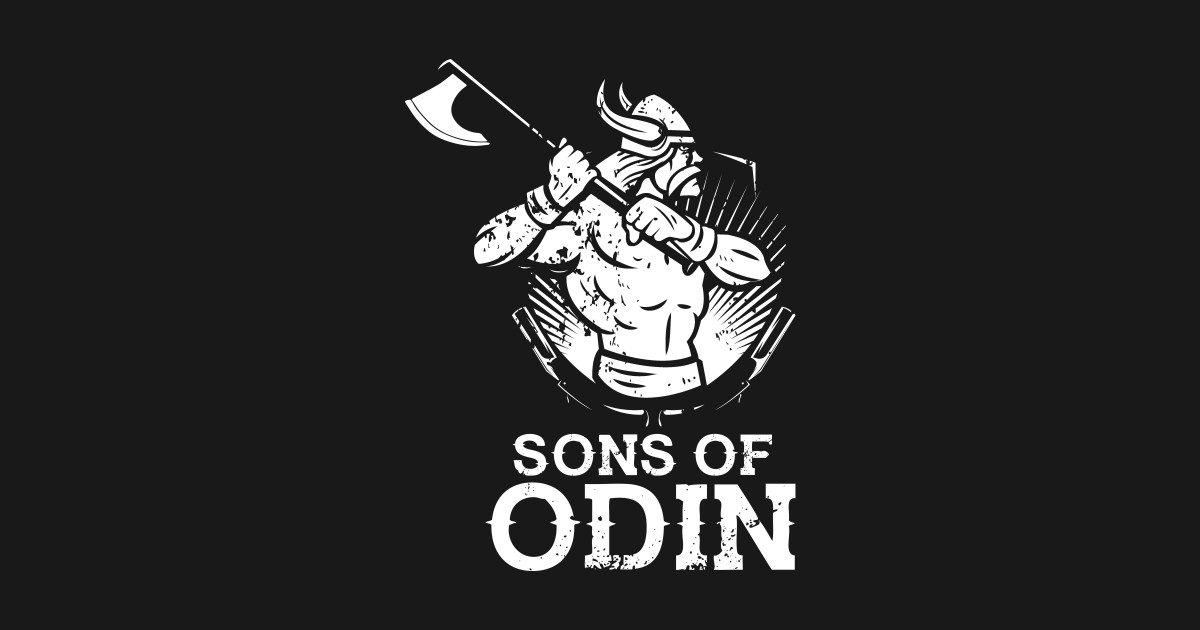 Awesome Sons of Odin Norse Vikings - Norse - Sticker | TeePublic