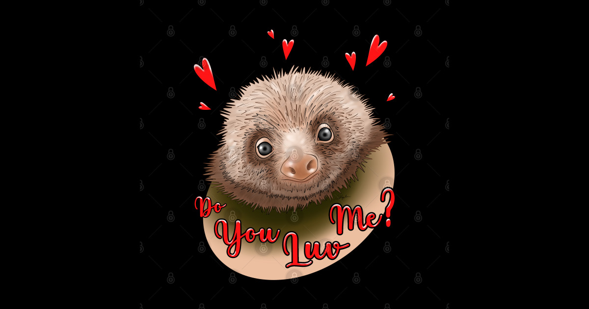 Cute Baby Sloth - Cute Sloth - Sticker | TeePublic