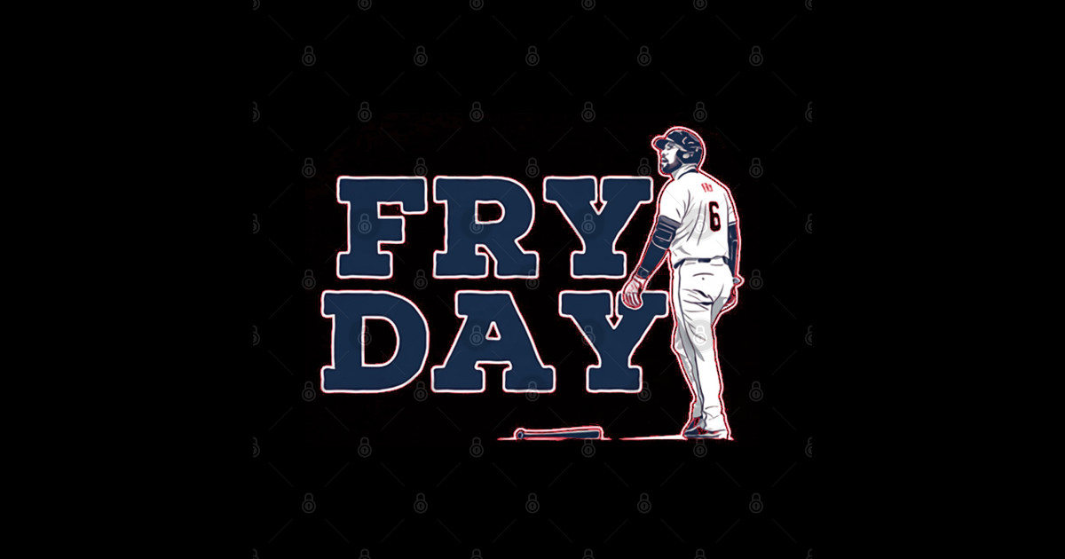 David - Fry Fry Day - Baseball - Sticker | TeePublic