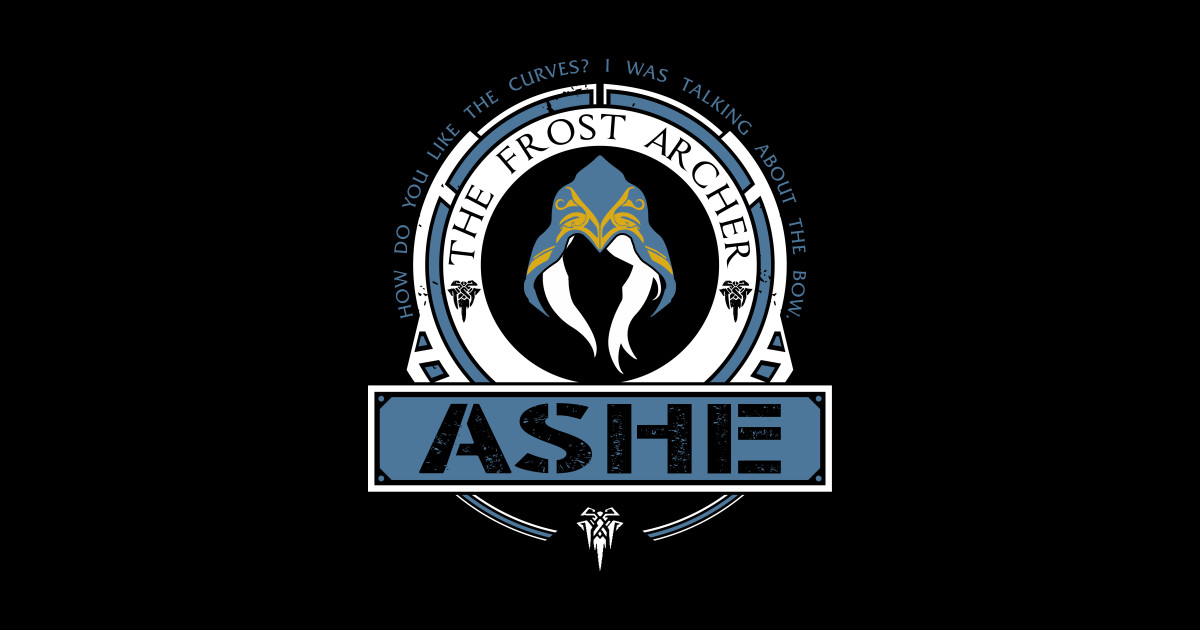 ASHE - LIMITED EDITION - League Of Legends - Sticker | TeePublic