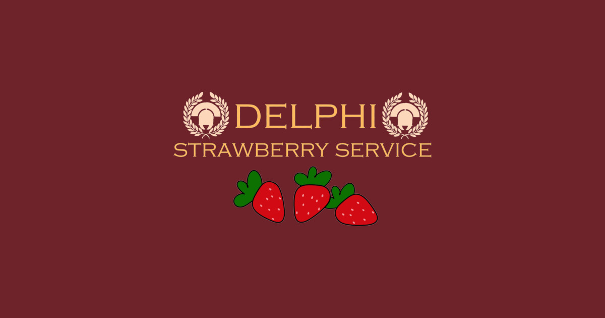 Delphi Strawberry Service - Percy Jackson - T-Shirt | TeePublic