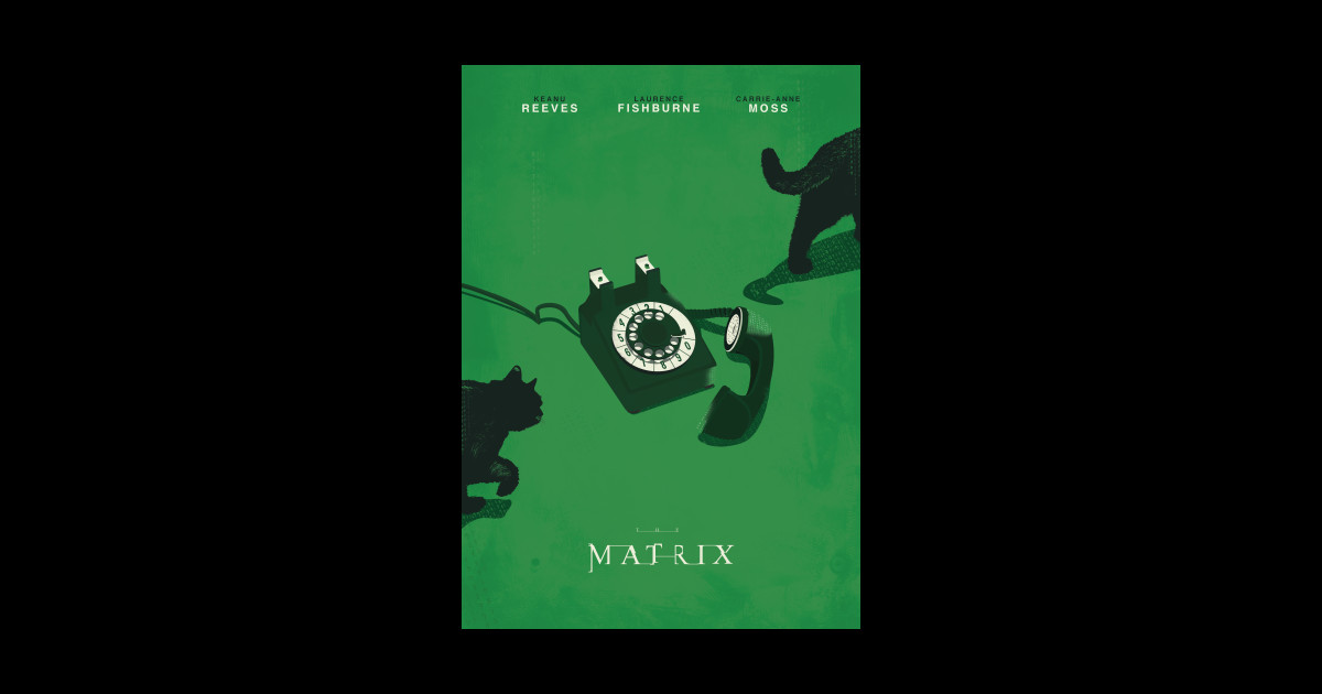 The Matrix film print - The Matrix - Sticker | TeePublic