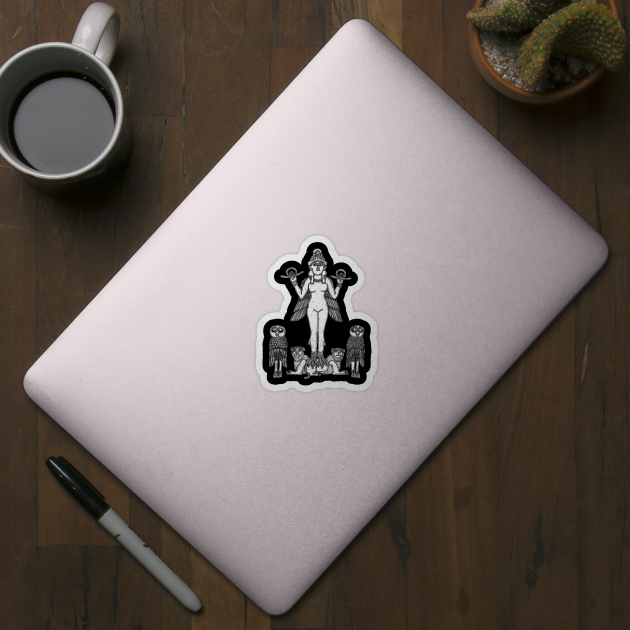 Mesopotamian Queen of the Night - Mesopotamia - Sticker | TeePublic