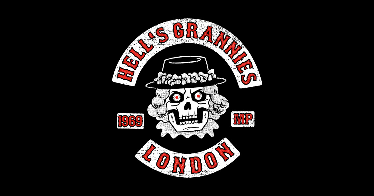 Hell's Grannies - Monty Phyton - Sticker | TeePublic