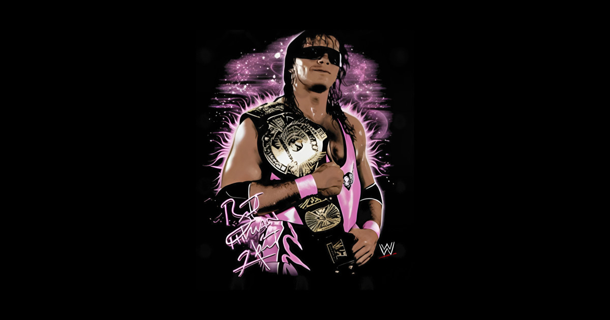 Bret Hart WWE - Bret Hart - Sticker | TeePublic