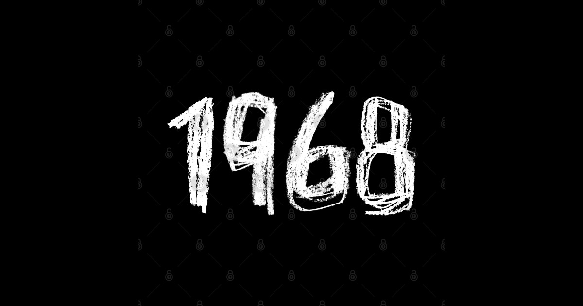 1968 Birthday, Year 1968, Born in 1968 - Since 1968 - Sticker | TeePublic