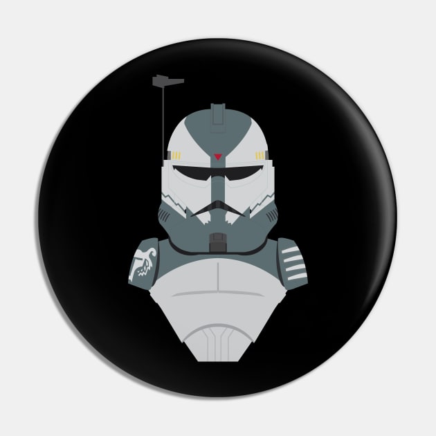 Commander Wolffe phase 2 sticker - Star Wars - Pin | TeePublic