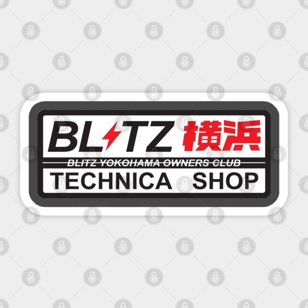 Blitz Technica JDM Classic - Blitz Technica Jdm Classic - Sticker ...