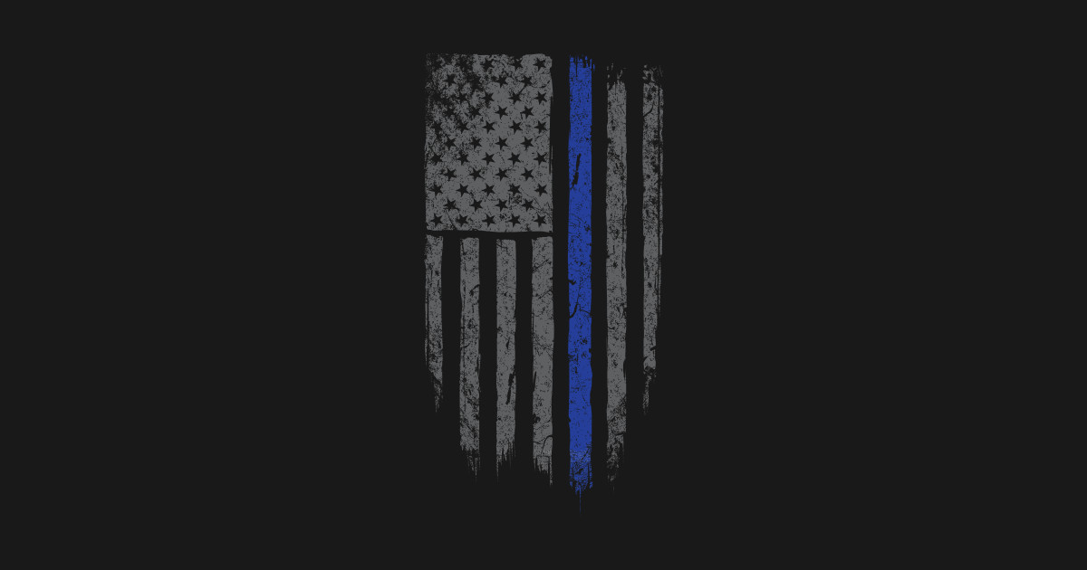 thin Blue Line - Thin Blue Line - T-Shirt | TeePublic