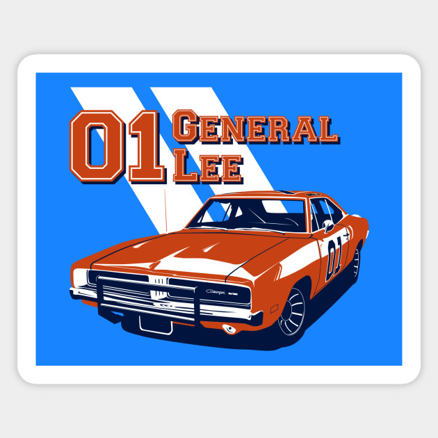 General Lee - Dukes Of Hazzard - Sticker | TeePublic