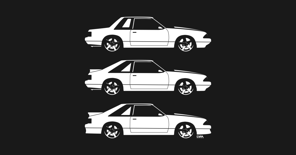 Fox Body Ford Mustang - Mustang - T-Shirt | TeePublic