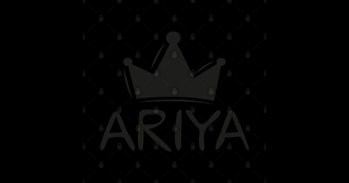 Ariya name, Sticker design. - Ariya - Sticker | TeePublic