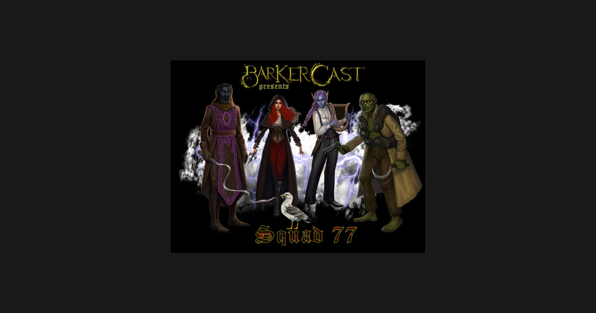 Jericho Squad 77 T-Shirt - Barkercast - T-Shirt | TeePublic