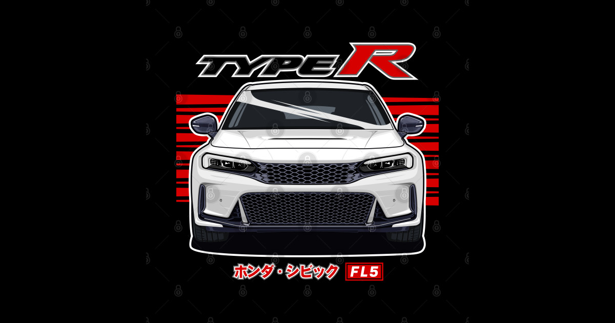 Civic Type R FL5 - Civic Type R - Sticker | TeePublic