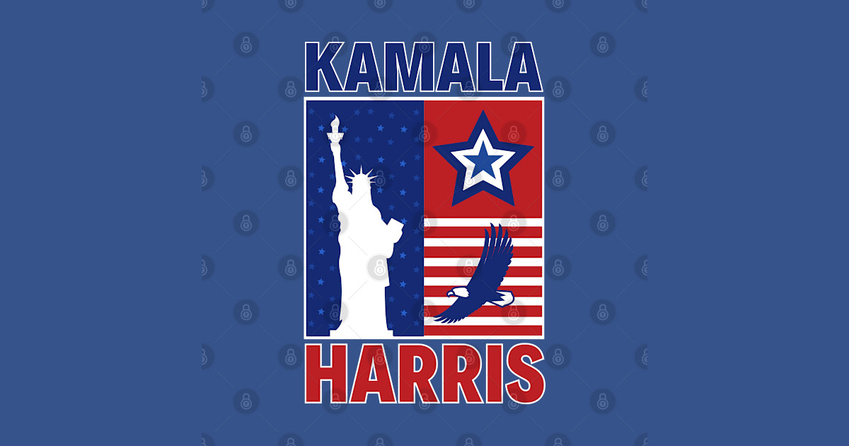 Kamala Harris USA Icons US President Election Campaign 2024 Statue Of ...