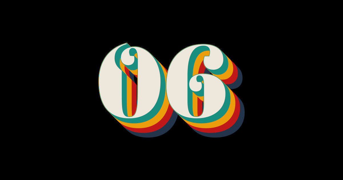 Number 6 - Number Six - Sticker | TeePublic