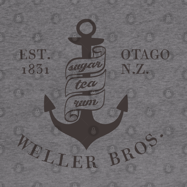 Weller Bros: Wellerman sea shanty logo (dark text) - Wellerman - Hoodie ...